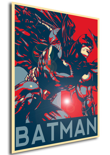 Poster - Propaganda - Dc Heroes - Batman Variant - Propaganda World