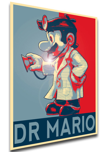 Poster - Propaganda - Smash Bros - Dr Mario - Propaganda World