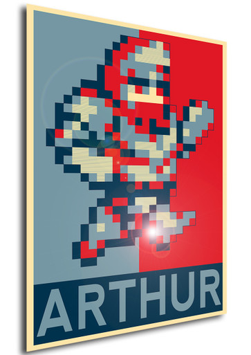 Poster - Propaganda - Pixelart - Ghost 'n Goblins - Arthur - Propaganda ...