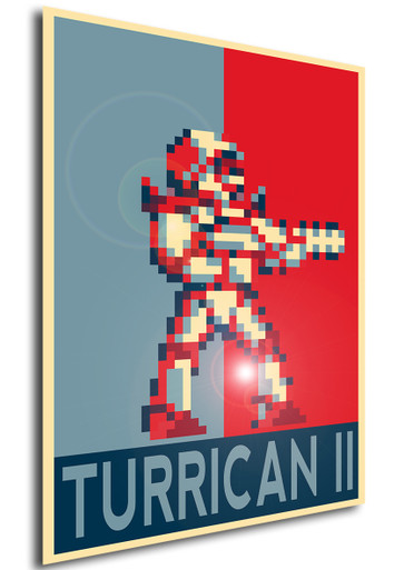 Poster - Propaganda - Pixel Art - Turrican II - Propaganda World