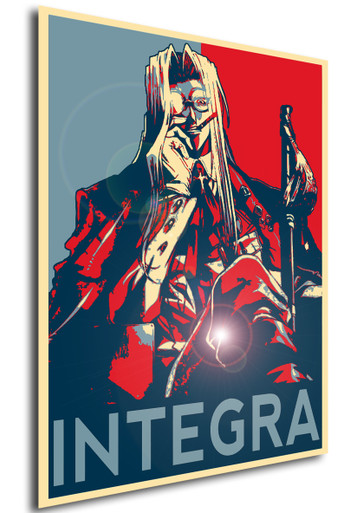 Poster Propaganda Hellsing Lady Integra - Propaganda World