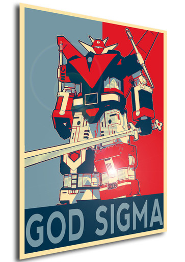 Poster Propaganda ROBOT God Sigma - Propaganda World