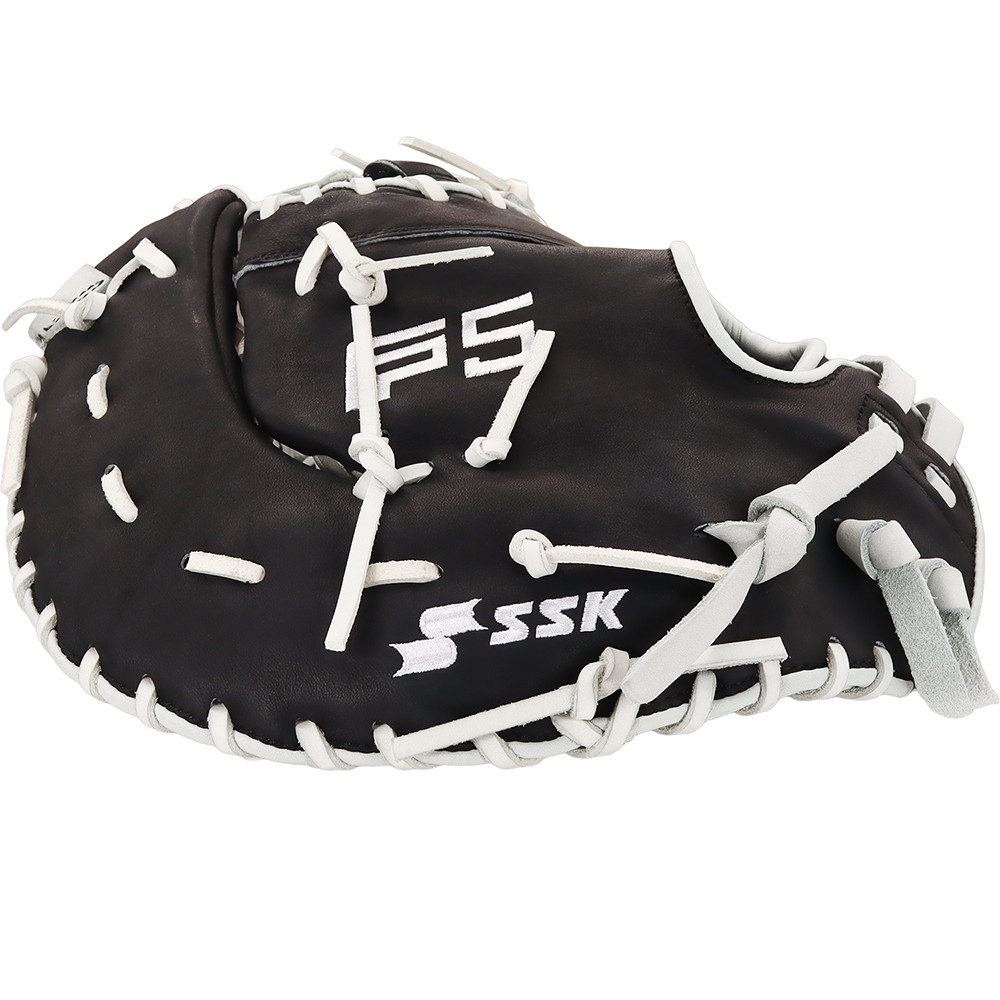 SSK FP5 13" Fastpitch Softball First Base Mitt FP5-1300BLKWHT13