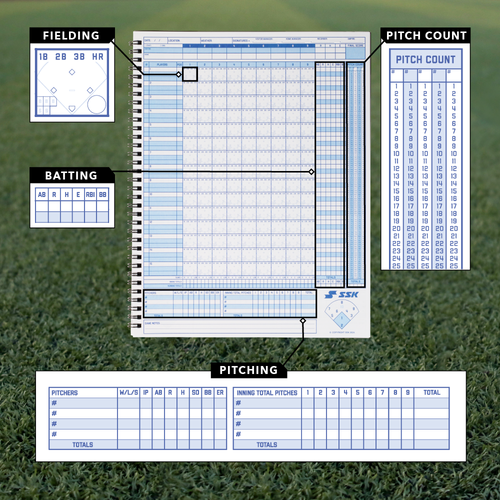 SSK 50 Game Official Scorebook Baseball & Softball