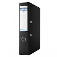 Donau A4 50mm Lever Arch Files Black - Office Gear