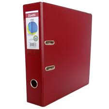 Donau A4 50mm Lever Arch Files Burgundy - Office Gear