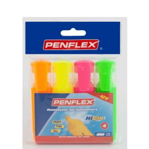 Penflex Higlo Highlighter Pouch 4 - Office Gear