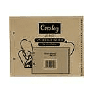 Kraft Lever Arch Index 26 Position - A5 Kraft A-Z Index | Office Gear