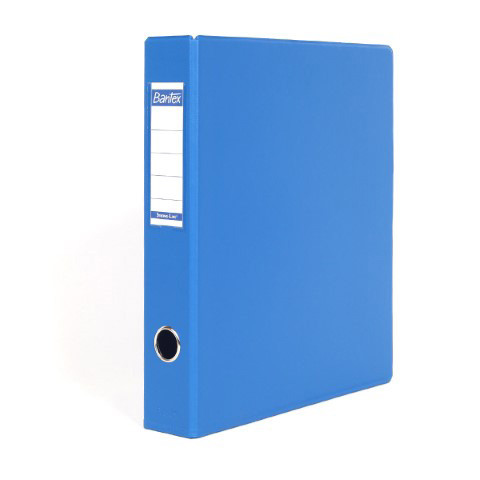 Bantex Blue PVC Lever Arch File - Durable A4 Document Storage