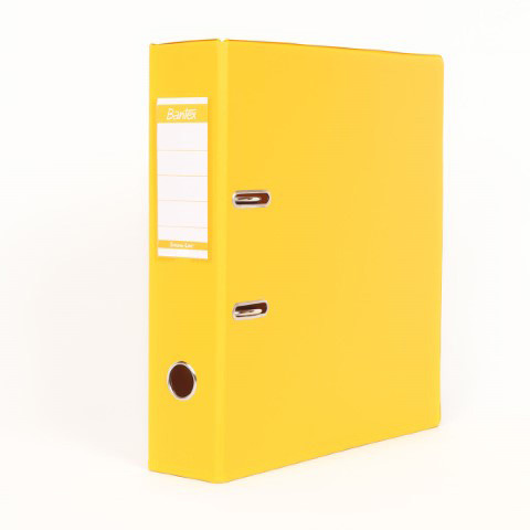 Bantex Yellow Lever Arch File - PVC - Office Gear