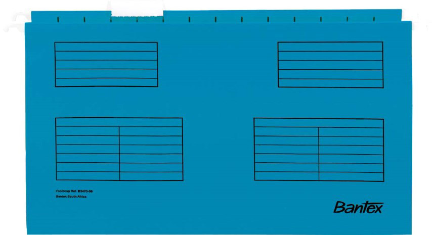 Bantex Cobalt Blue Suspension Files - Office Gear