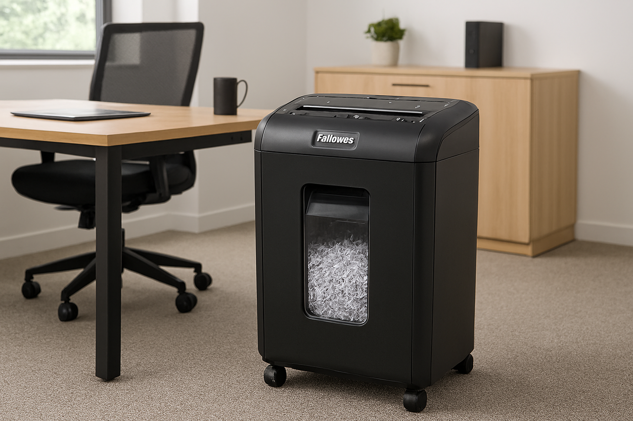 Fellowes 92Cs POWERSHRED® Heavy-Duty Cross-Cut Shredder – SilentShred ...