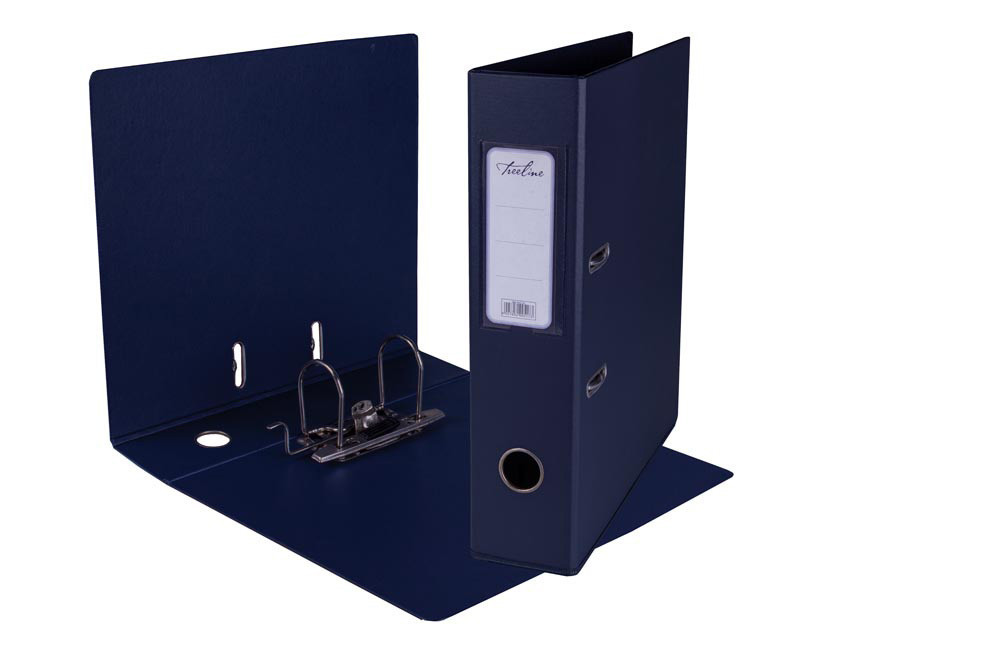 Treeline Dark Blue PVC-70 Lever Arch Files