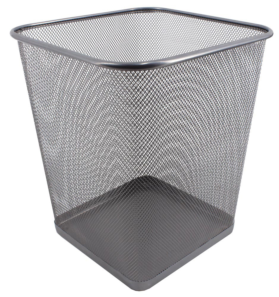 SDS Mesh Square Bin Silver M905S