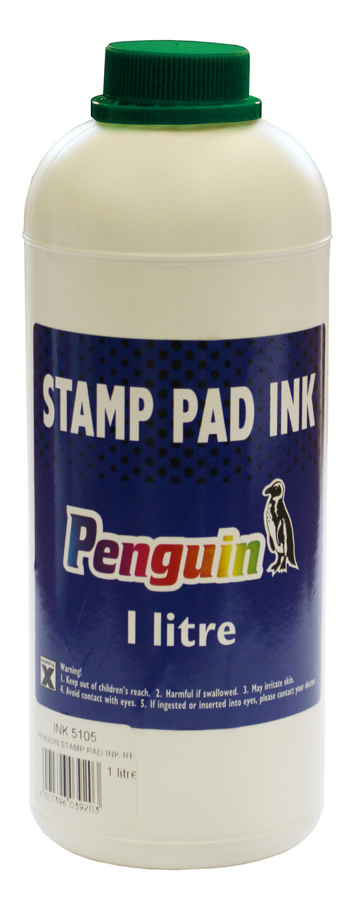 PENGUIN Stamp Pad Ink - 1 Litre (Green)