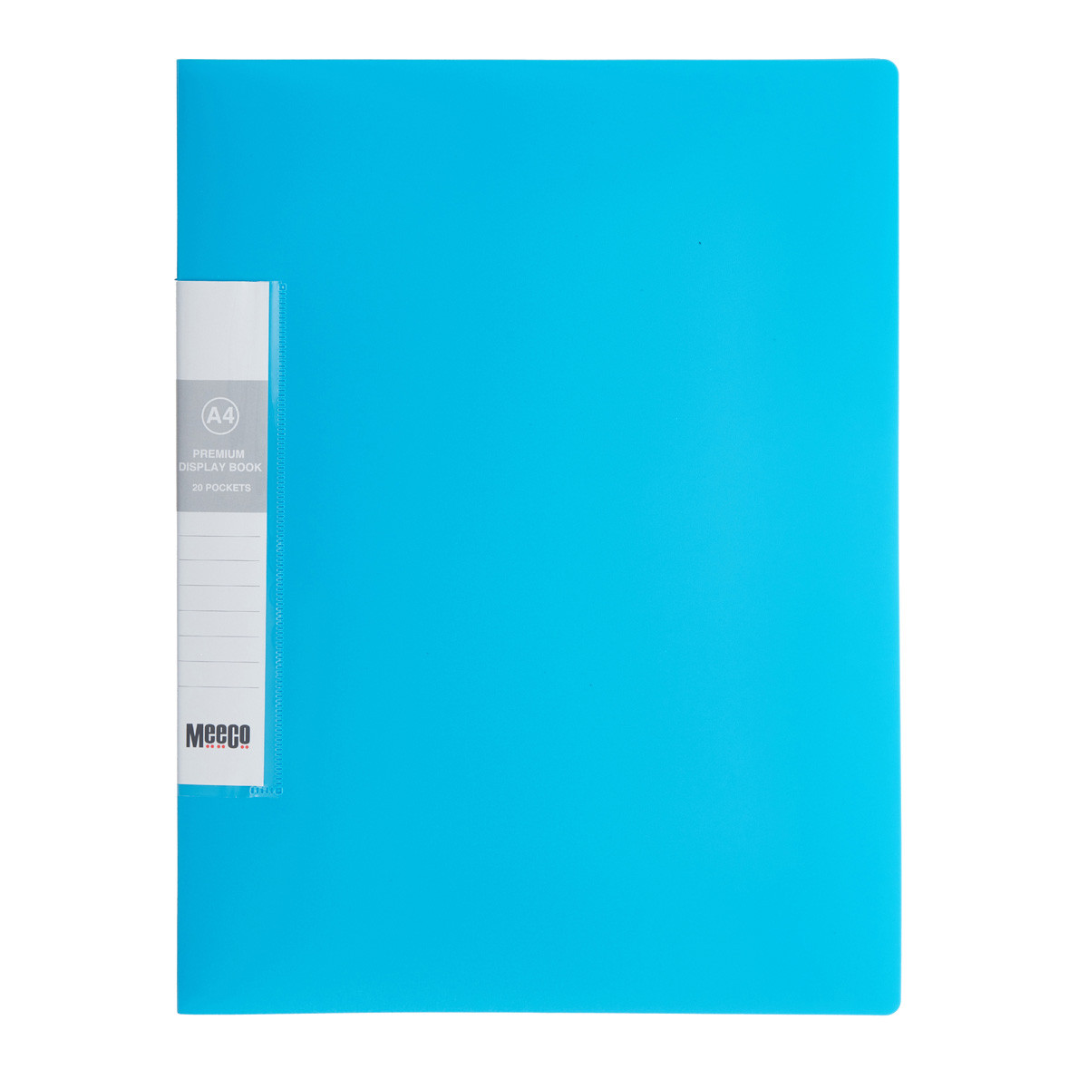 A4 Premium Display Book 20 Pocket by Meeco - Green Presentation Folder