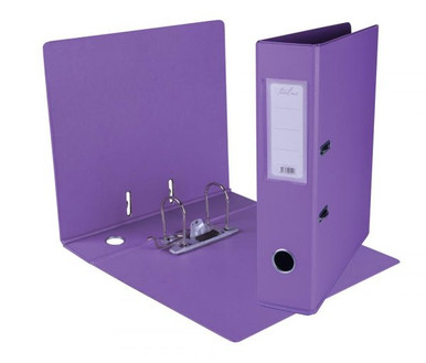 A4 Lever Arch File PVC Purple 70mm - Office Gear