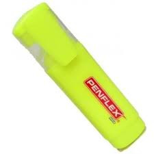Penflex Higlo Highlighter - Yellow | Bright Water-Based Ink Marker