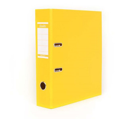Bantex A4 Polyprop Lever Arch File 70mm Yellow