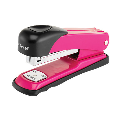 Rexel X15 Half Strip Stapler 15 Sheet Pink