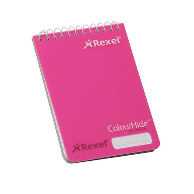 Rexel ColourHide Pocket Notebook Pink