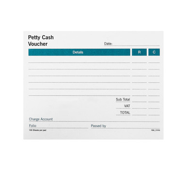 RBE F0706 PaperSmart: Petty Cash pads 100's