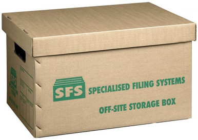 SFS Off-Site Storage Box-Kraft (255mmx330mmx433mm)