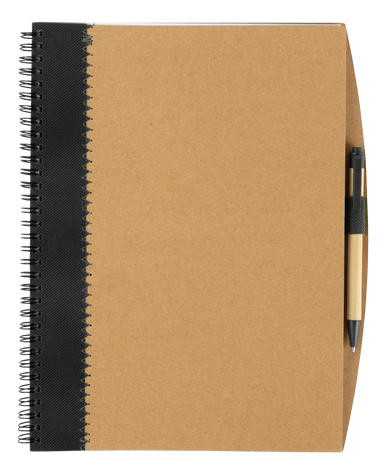 Recycled Cardboard Notebook With Pen - Office Gear