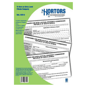 Hortors HOR8 Forms to Create Entry Level Company - Legal Document Kit