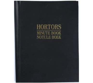 Hortors Extended Minute Book 300pg - Office Gear
