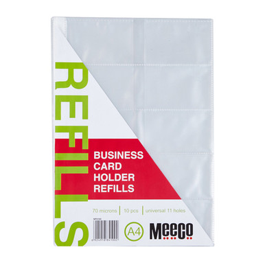 A4 Business card sleeves (10Pcs/pack) - Office Gear