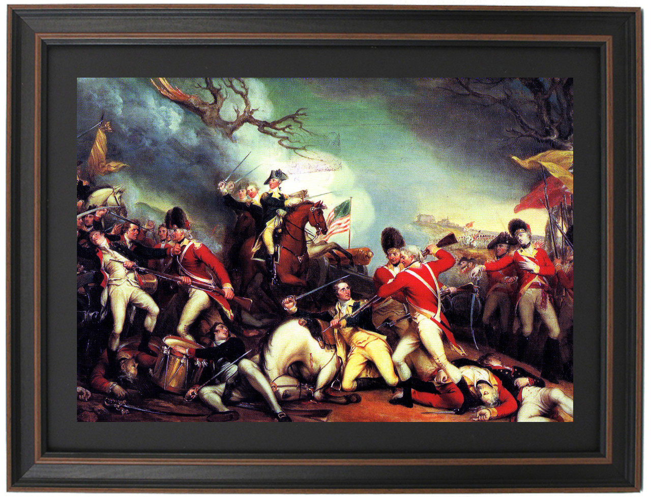 Framed The Death of General Mercer at the Battle of Princeton by John ...