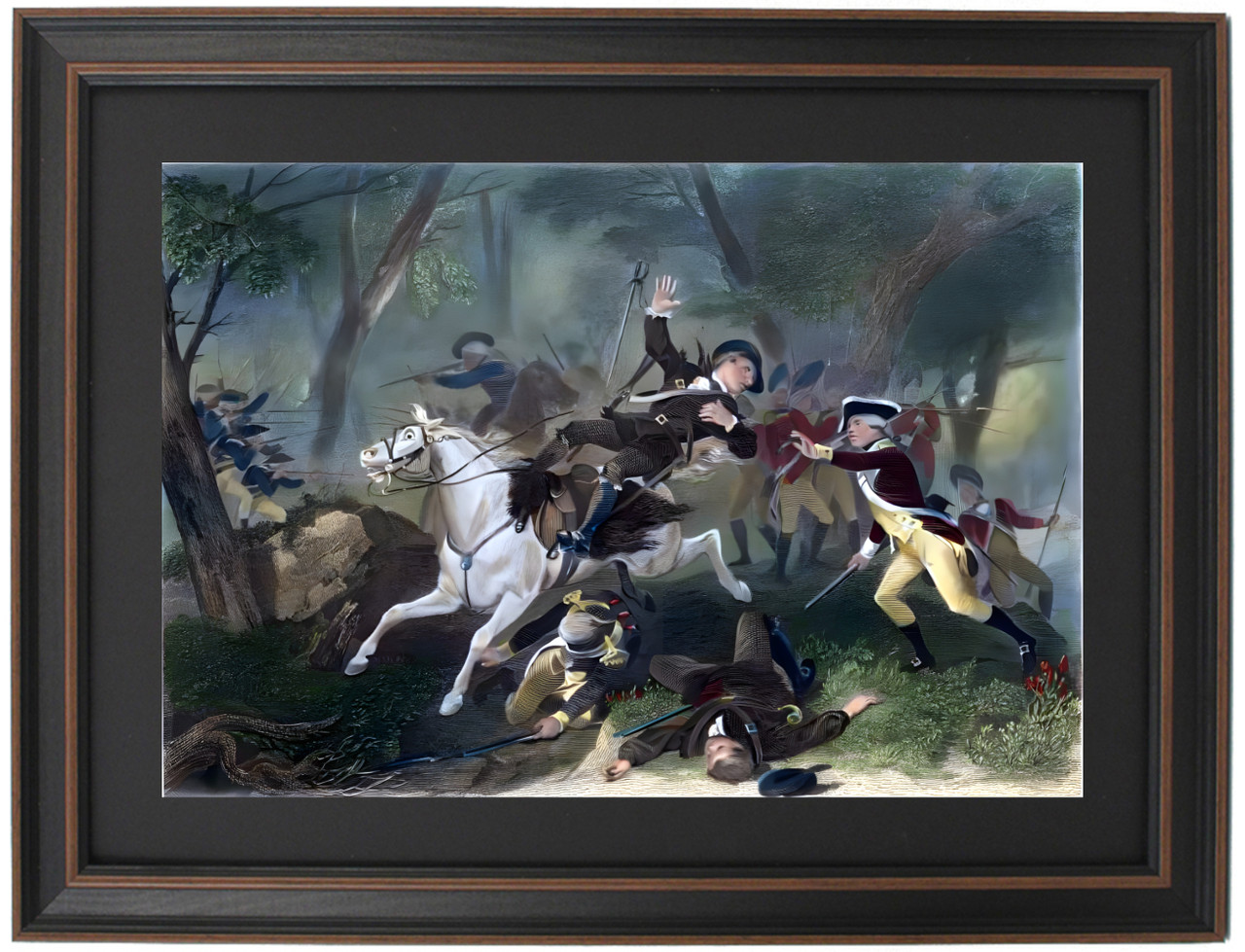Framed The Death of Patrick Ferguson at the Battle of Kings Mountain by ...