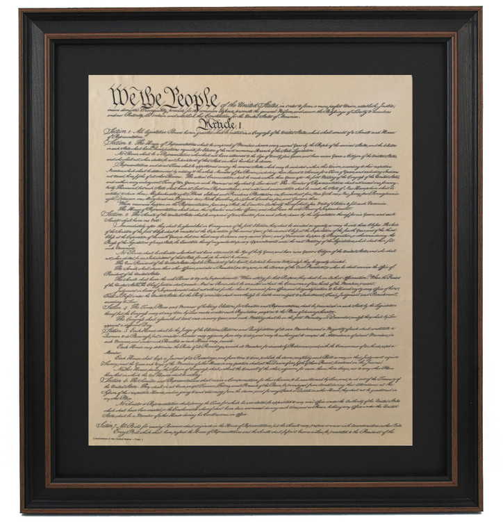 Framed Constitution Set, Original Four Page Format. Made in USA | Free ...