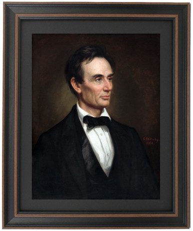 Portrait of Abraham Lincoln by George Peter Alexander Healy