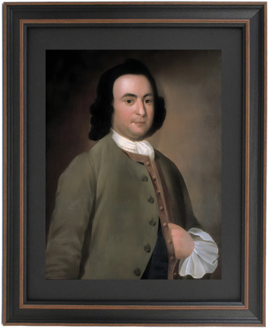 Framed Portrait of George Mason by Dominic W. Boudet