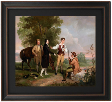 Framed The Capture of Major Andr by Asher Brown Durand