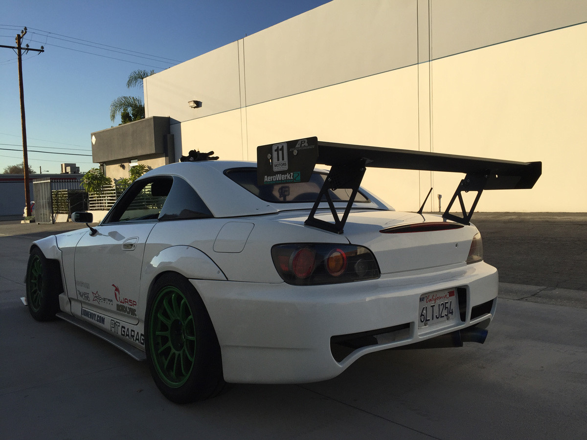 Honda S2000 AS-Style Rear Fender Flares Overfenders - Forcewerkz Aero USA