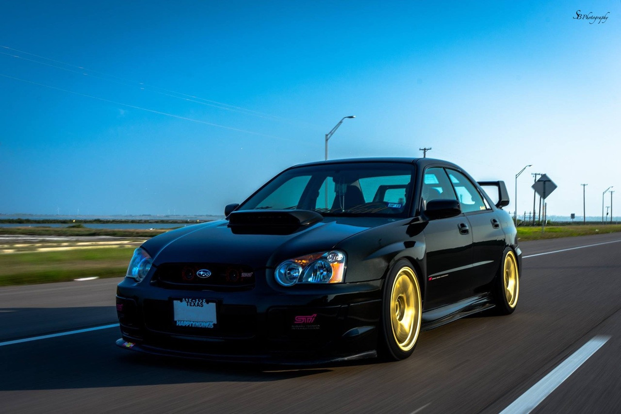 2002-2007 Subaru WRX STi GD Side Skirt Extensions Diffusers Splitters ...