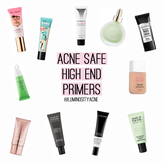 Acne Safe Lists