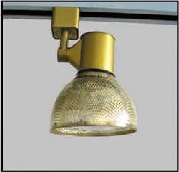 Gold Circular Flow Line Voltage Track Light