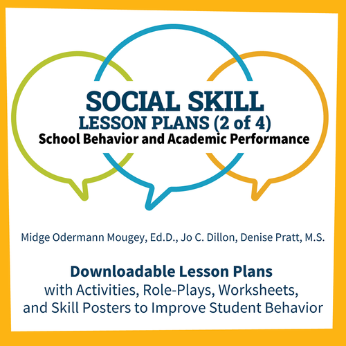 Social Skill Downloadable Lesson Plans: School Behavior and Academic ...