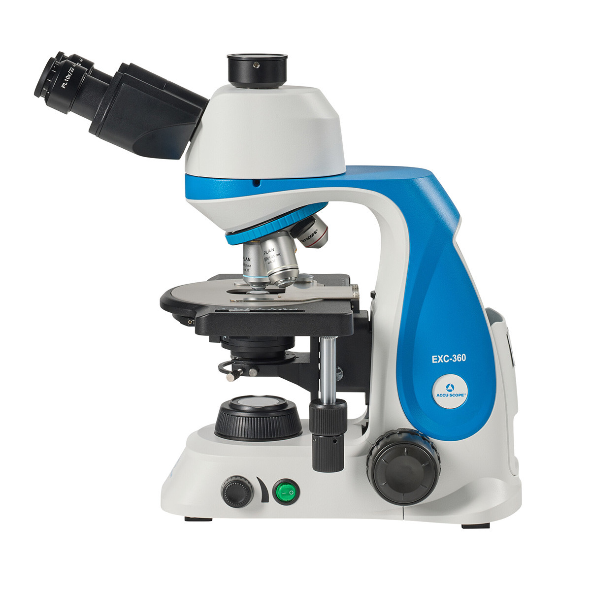 ACCU-SCOPE EXC-360 Trinocular Biological Microscope with Plan Achromat ...