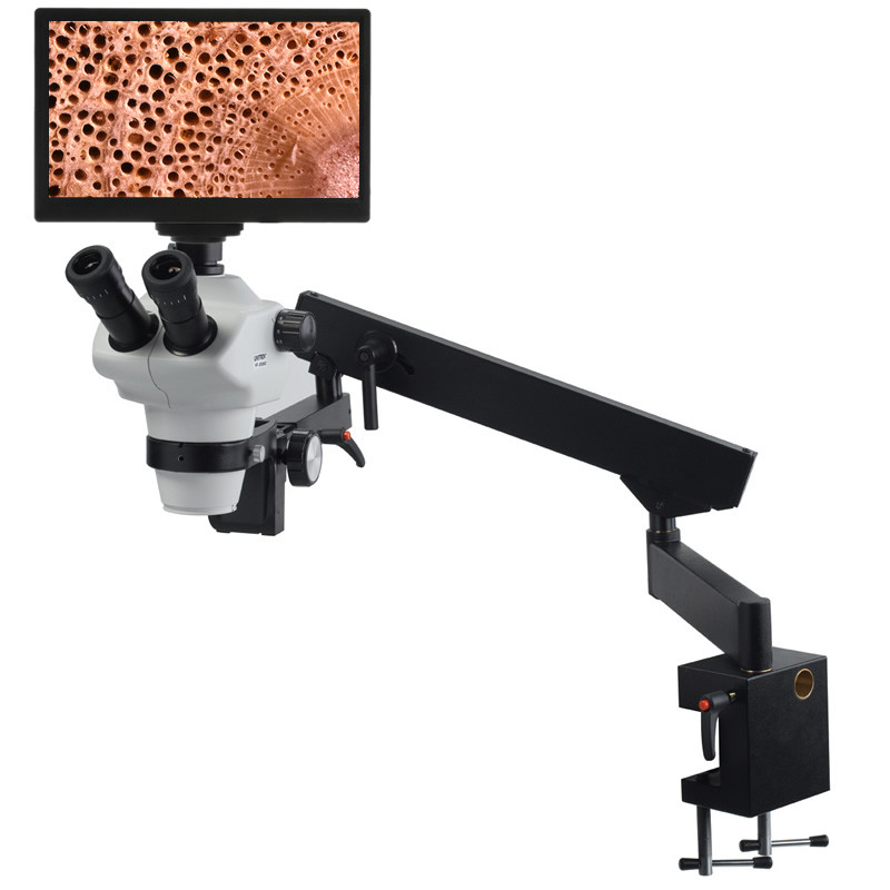 UNITRON Z850 Zoom Stereo Digital LCD Microscope Package on Flex Arm ...