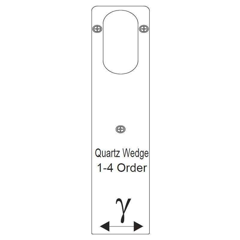 Labomed 9144600-812 Quartz Wedge Plate - New York Microscope Company