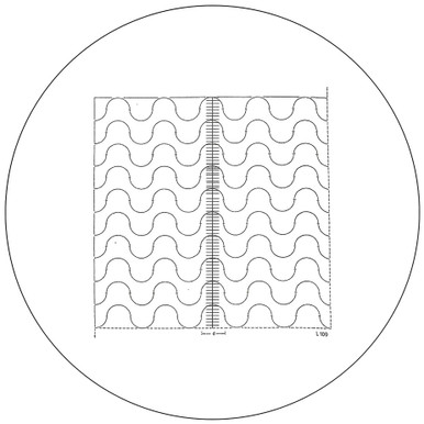 Merz Wavy Line with Scale - New York Microscope Company