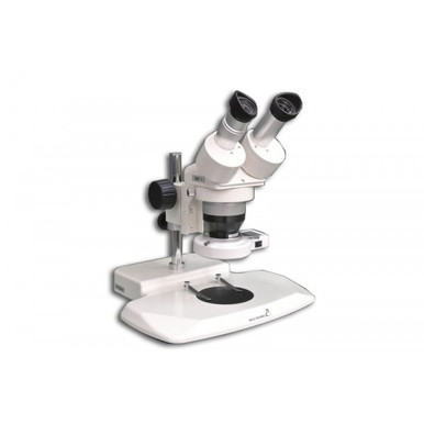 Meiji EMT Stereo Microscope on PK Pole Stand with & LED Ring Light ...