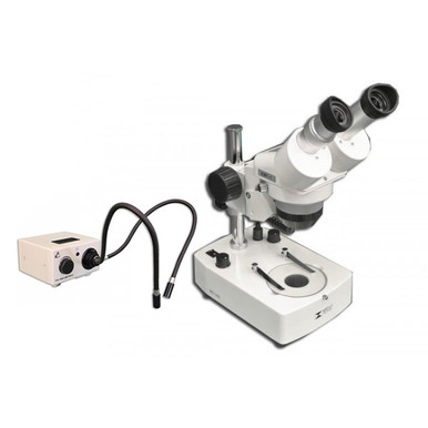 Meiji EMT Stereo Microscope on BD-LED Stand with Dual Arm Fiber Optic ...