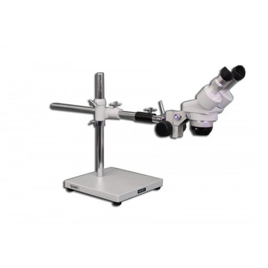 Meiji EMT Stereo Microscope on Boom Stand with Tilting Focus Block ...