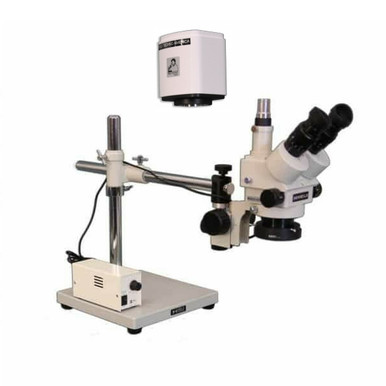Meiji SDM Zoom Stereo Digital Microscope Package on Boom Stand for ...